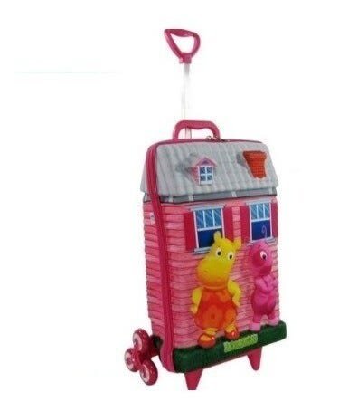 Mochila De Rodinhas Infantil Backyardigans Rosa - Diplomata - Rosa ...