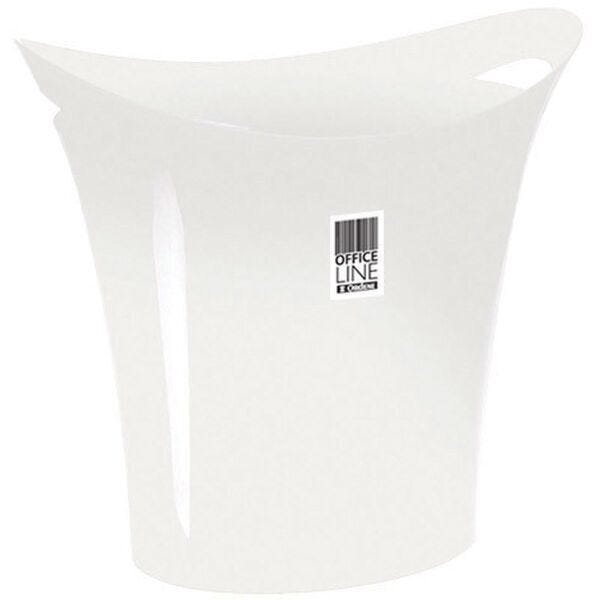 Cesto para Lixo Plastico Branco 8,8L. | MadeiraMadeira