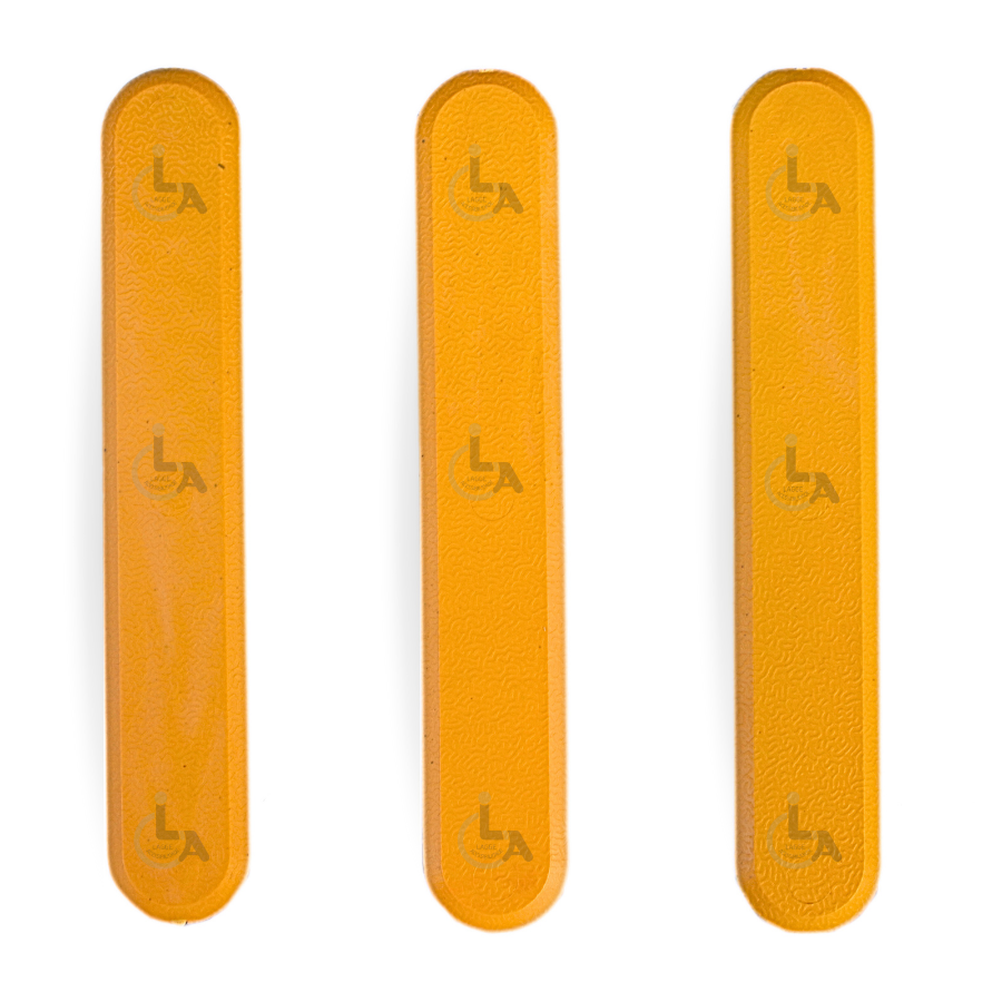 ELEMENTO TÁTIL DIRECIONAL PVC ADESIVADO AMARELO | MadeiraMadeira