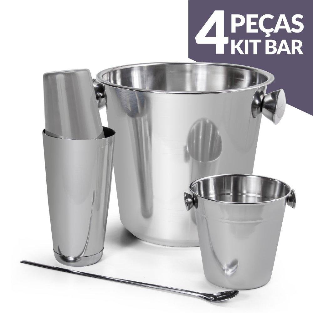 Kit Bar 4 Peças Gourmet Mix | MadeiraMadeira