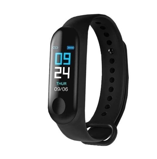 Relógio Pulseira Inteligente Monitor Cardíaco E Pressão M3 | MadeiraMadeira