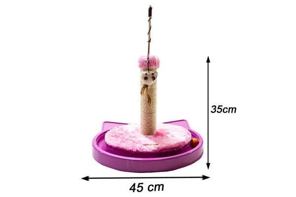 Arranhador Para Gatos Cat Bola Sustentável Luppet Rosa | MadeiraMadeira