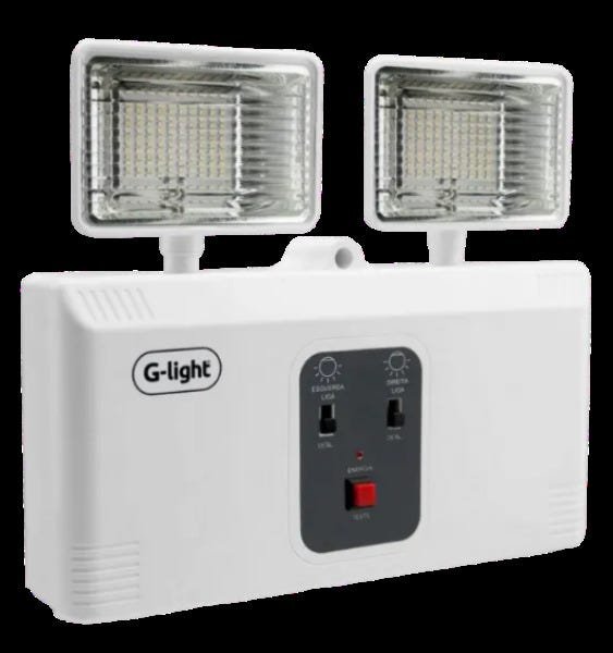 Bloco autônomo LED para iluminação de emergência 20W - 3000LM 6500K ...
