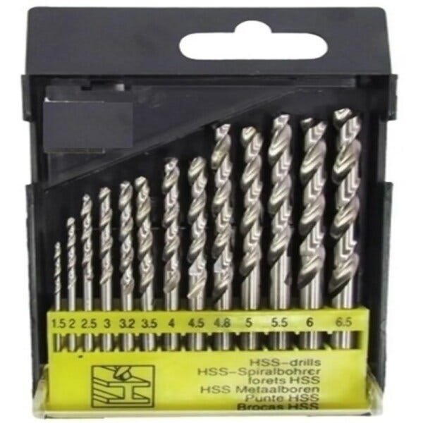 Kit brocas 13 peças aco broca para metal e madeira rapido | MadeiraMadeira