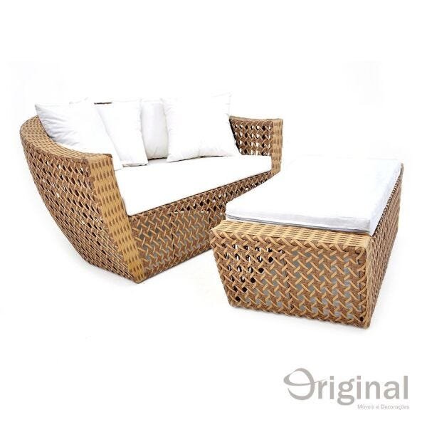 Chaise Rússia de Alumínio e Fibra Acquablock - Preto Liso - Duna Cru ...