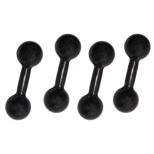 Kit Pares De Halteres Bola 1Kg E 5Kg Emborrachados Academia ...