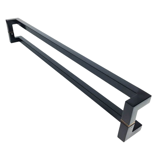 Puxador para Portas Athenas Preto 50 Cm | MadeiraMadeira