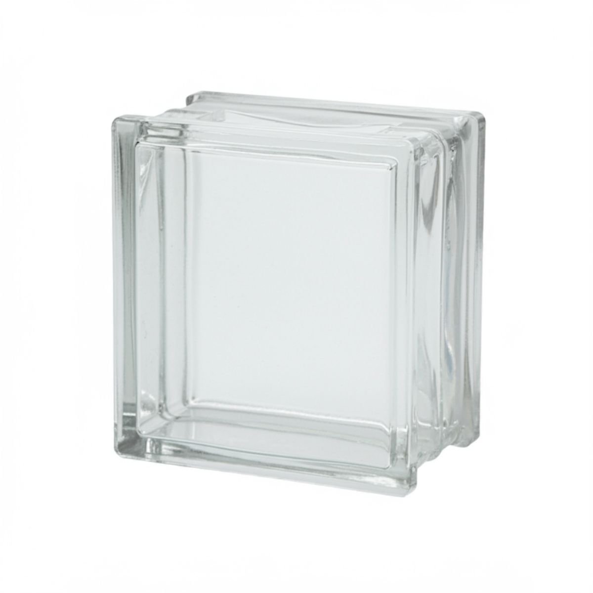 Tijolo de Vidro 19 X 19 X 8 Cm Liso Incolor 06 Unidades Tradestar ...