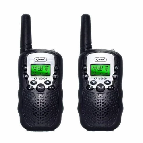 Rádio Comunicador Walk Talk Dual 3Km Display LCD Kit com 2 | MadeiraMadeira