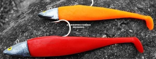 Isca Para Garoupa Shed Maximus Laranja 32 Cm 380 Gramas | MadeiraMadeira