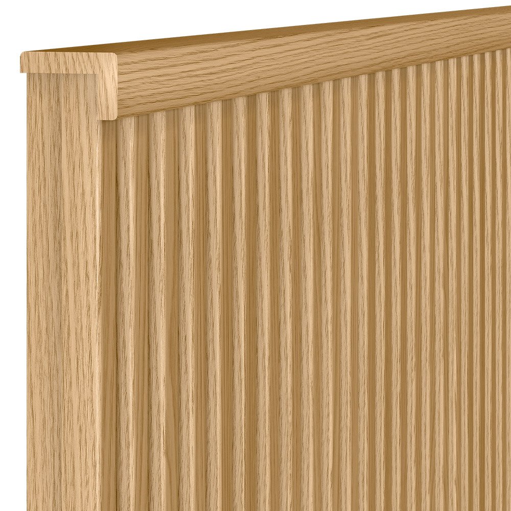 Cabeceira de Madeira Ripada Para Cama De Casal Queen 160 cm Angelina ...