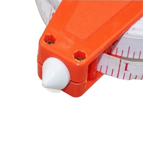 TRENA LONGA FITA DE VIDRO METRICA 50 METROS COM MANIVELA CAIXA ABERTA ...