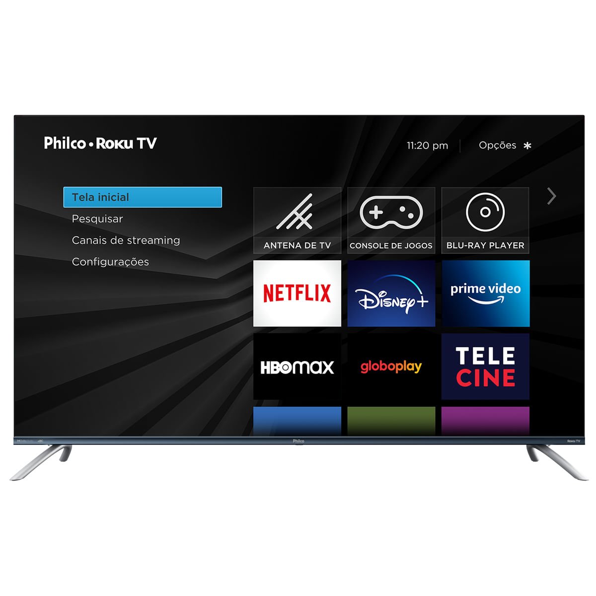Smart TV Roku Philco 55” PTV55M80RCIBBL 4K LED - Netflix Bivolt ...