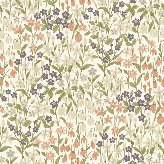 Papel de Parede Bucalo Ciara - Jardim Floral A64101 | MadeiraMadeira