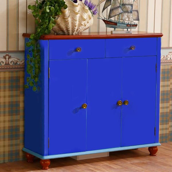 Revestimento Autoadesivo Rolo com 2m - Azul Marinho | MadeiraMadeira