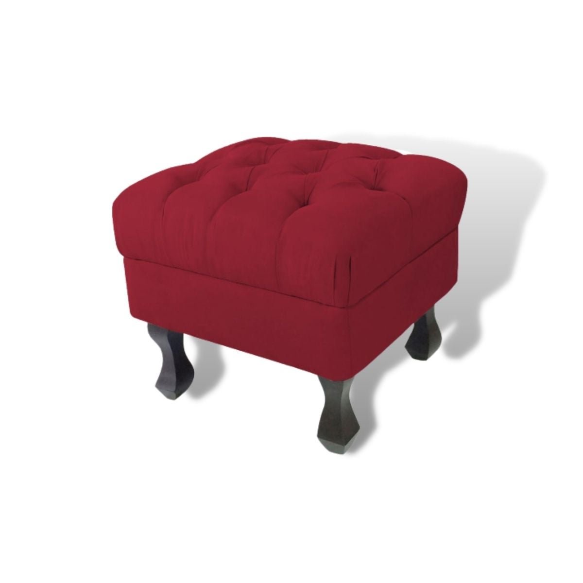 Puff para Sala Luiz XV Decorativa para Sofá Quarto Luxo Puff Cadeira ...