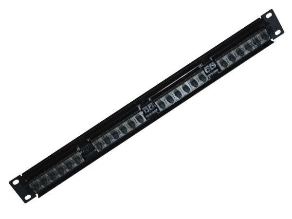 Patch Panel Universal 24 Portas CAT.6 Hikari | MadeiraMadeira