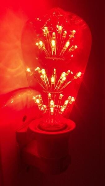 Lâmpada Led Decorativa Modelo Fio De Fada RED | MadeiraMadeira