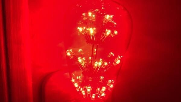 Lâmpada Led Decorativa Modelo Fio De Fada RED | MadeiraMadeira