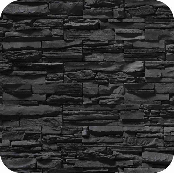 Papel De Parede Canjiquinha Pedras Escuro Kit 02 Rolos A319 ...