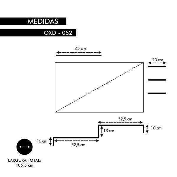 Rack Suspenso Kit Moderno TV 42 Polegadas | MadeiraMadeira