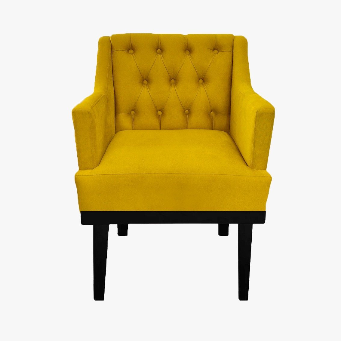 Poltrona Decorativa Em Capitonê Para Salão de Beleza Classica Corano ...
