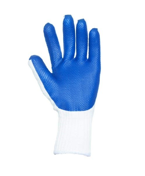 Kit 84x Luvas de Segurança Reforçada Latex Tricotada EPI Proteção ...