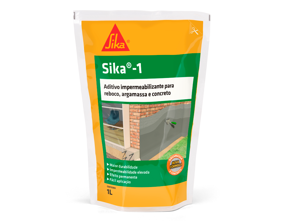 Sika-1 Impermeabilizante Aditivo 1lt | MadeiraMadeira