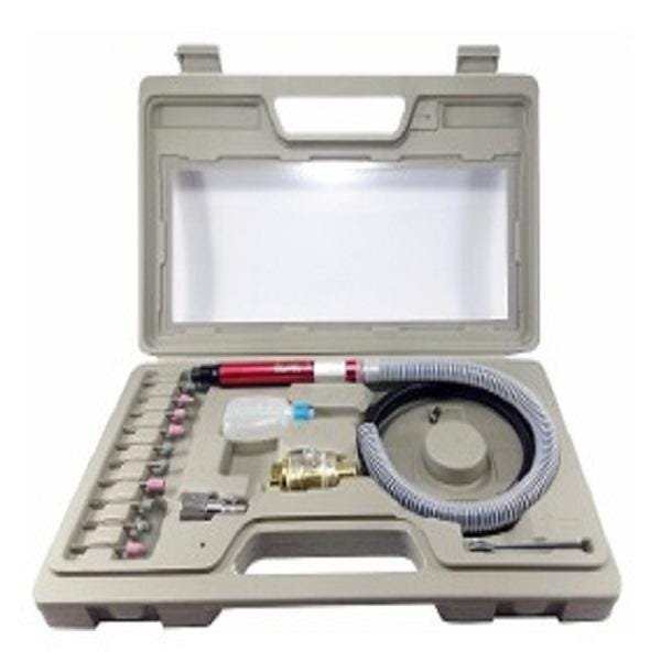 Micro Retífica Pneumática Tipo Caneta 15 Peças | MadeiraMadeira