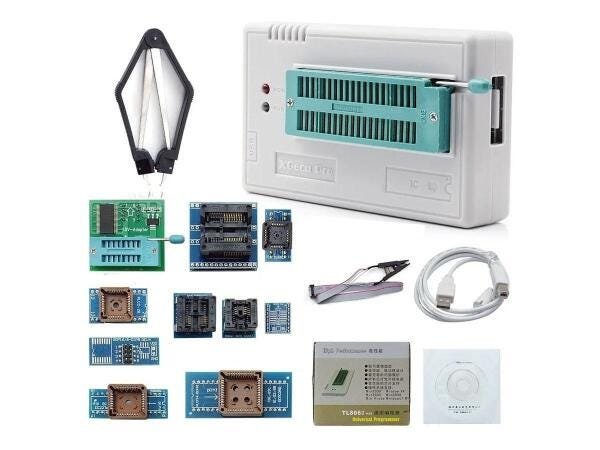 Gravador Eprom Tl866Ii Plus Minipro Soic8 Plcc com 12 Adapta ...