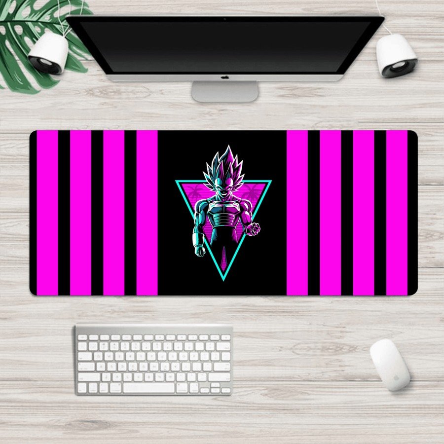Mouse Pad Gamer Medidas 28cm X 70cm x 3MM Principe sayagin roxo Deluzz ...