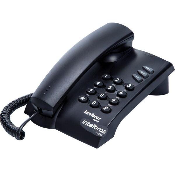 Kit 3 Telefone Fixo com Fio Escritório Consultório e Empresa ...