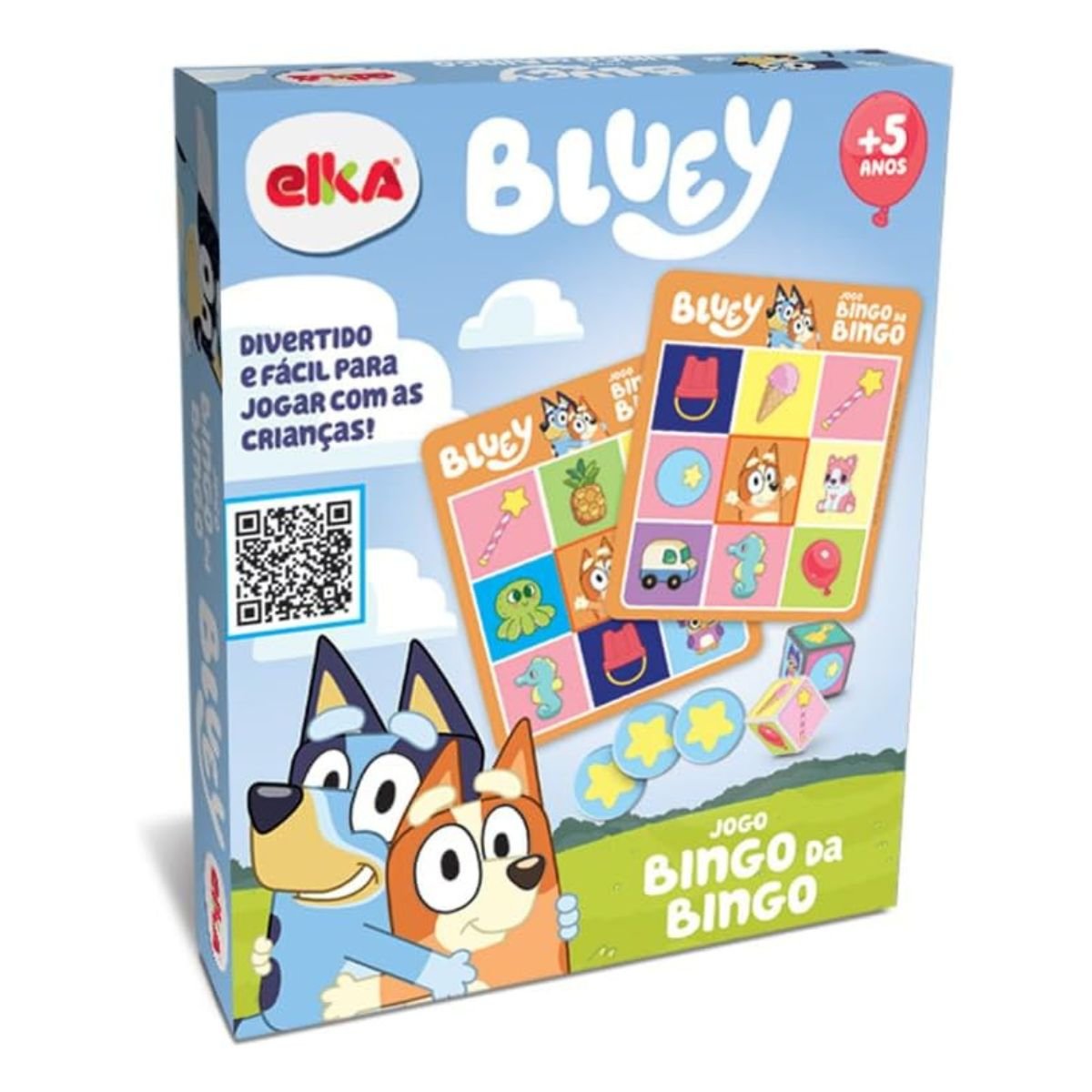 Jogo Bingo da Bingo Bluey Elka 1251 | MadeiraMadeira