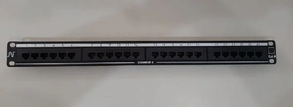 PATCH PANEL 24 PORTAS RJ45 CAT.6 | MadeiraMadeira
