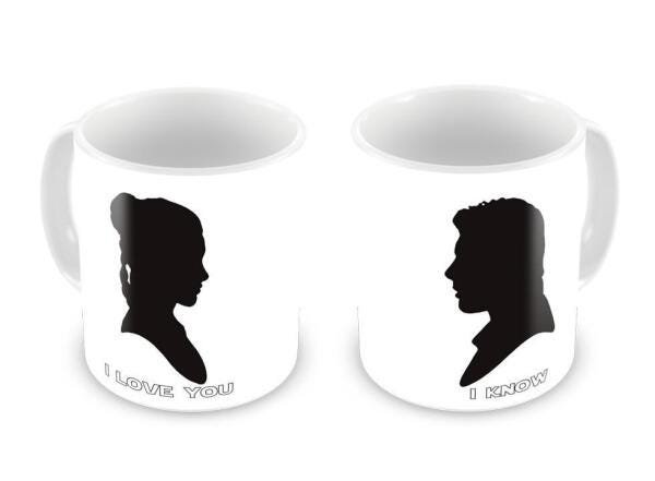 Kit 2 Canecas Leia E Han Solo Casal | MadeiraMadeira