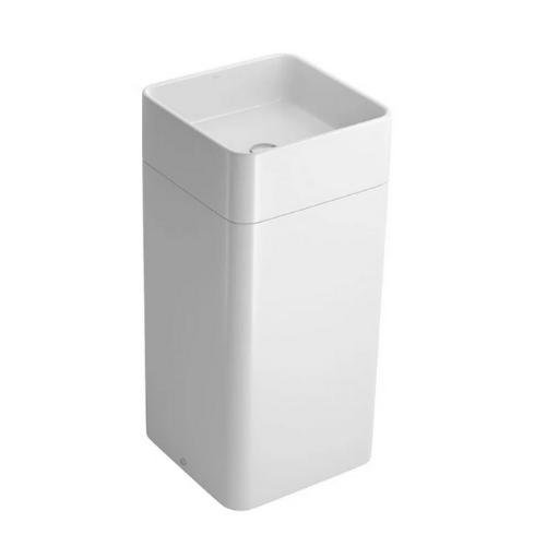 Cuba de Piso para Banheiro Quadrada Lc26 Branco Fosco - Deca ...
