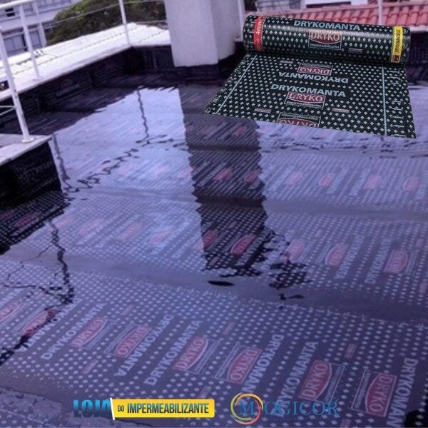 Manta Asfáltica Impermeabilizante 3Mm x 10M para Lajes, Terraços ...