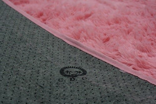 Tapete de Sala Felpudo 2,00 x 1,20 Mt - Rosa - Liso | MadeiraMadeira