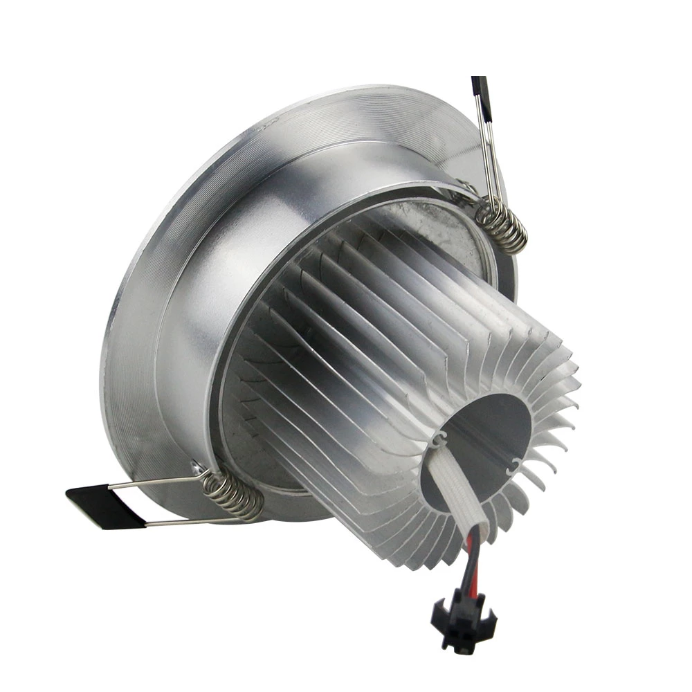 Spot Led Alumínio Escovado 7W Redondo Embutir Branco Frio - Maxtel ...