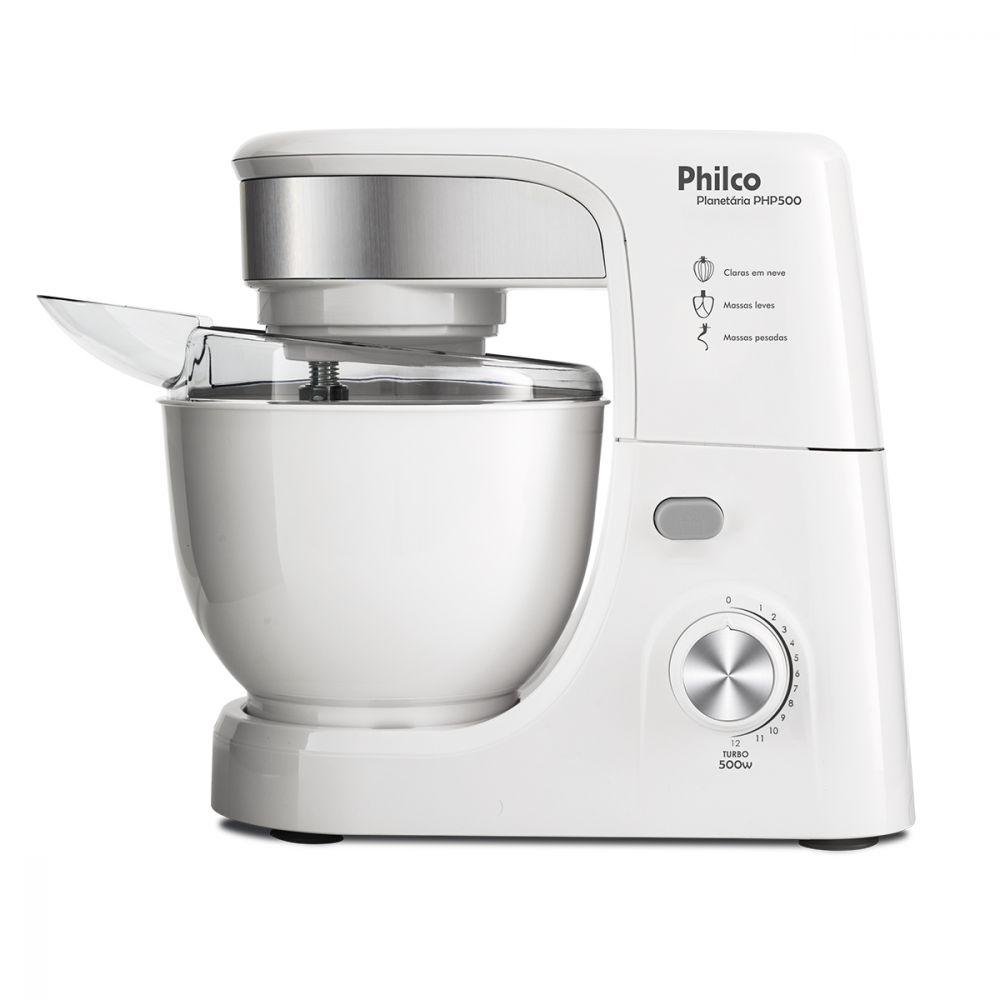 Batedeira Planetária PHP500 Branca Turbo Philco 220v | MadeiraMadeira