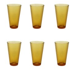 JOGO COPO VIDRO 340 ML 6 PCS | MadeiraMadeira