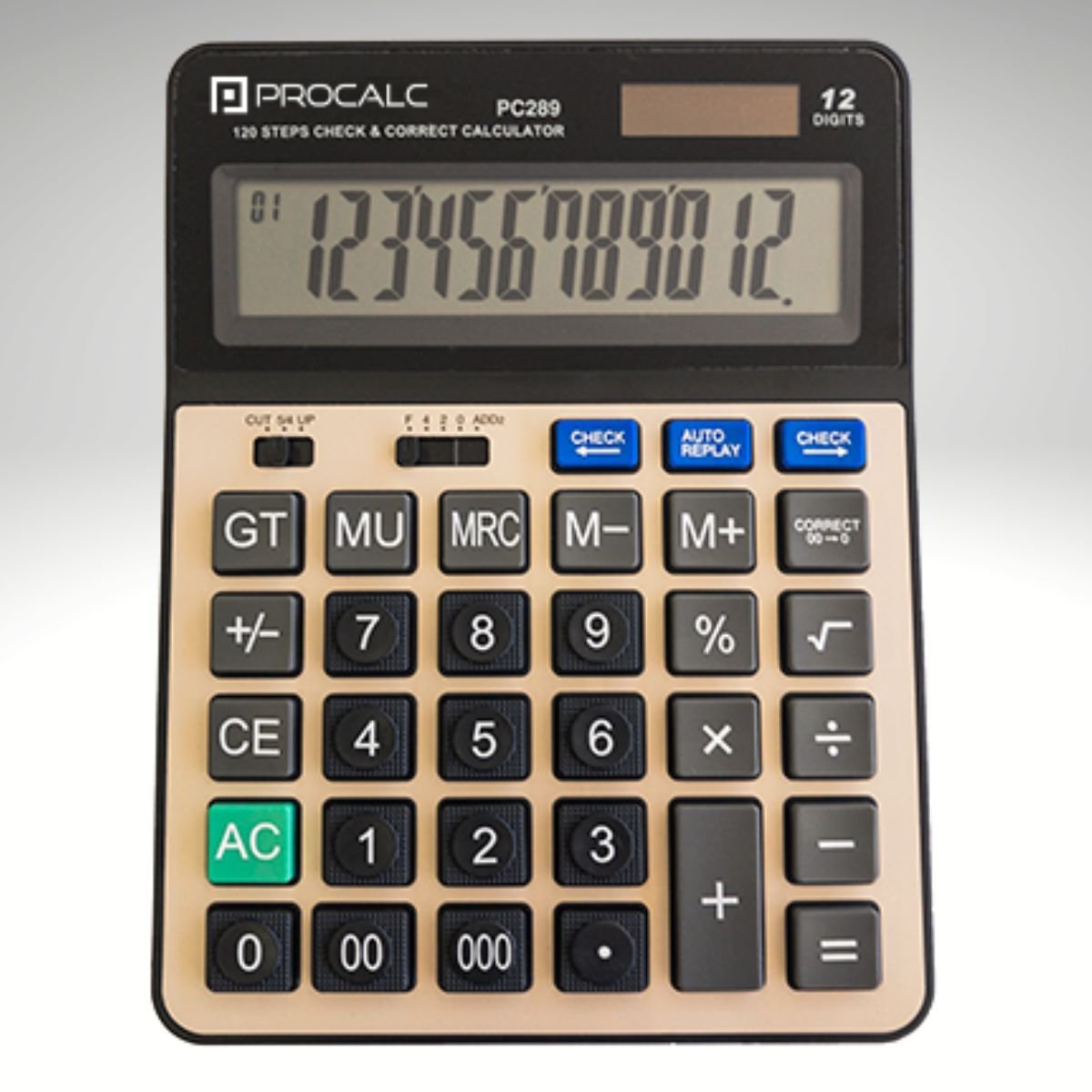 Calculadora de Mesa 12 Dígitos PC289 Procalc | MadeiraMadeira