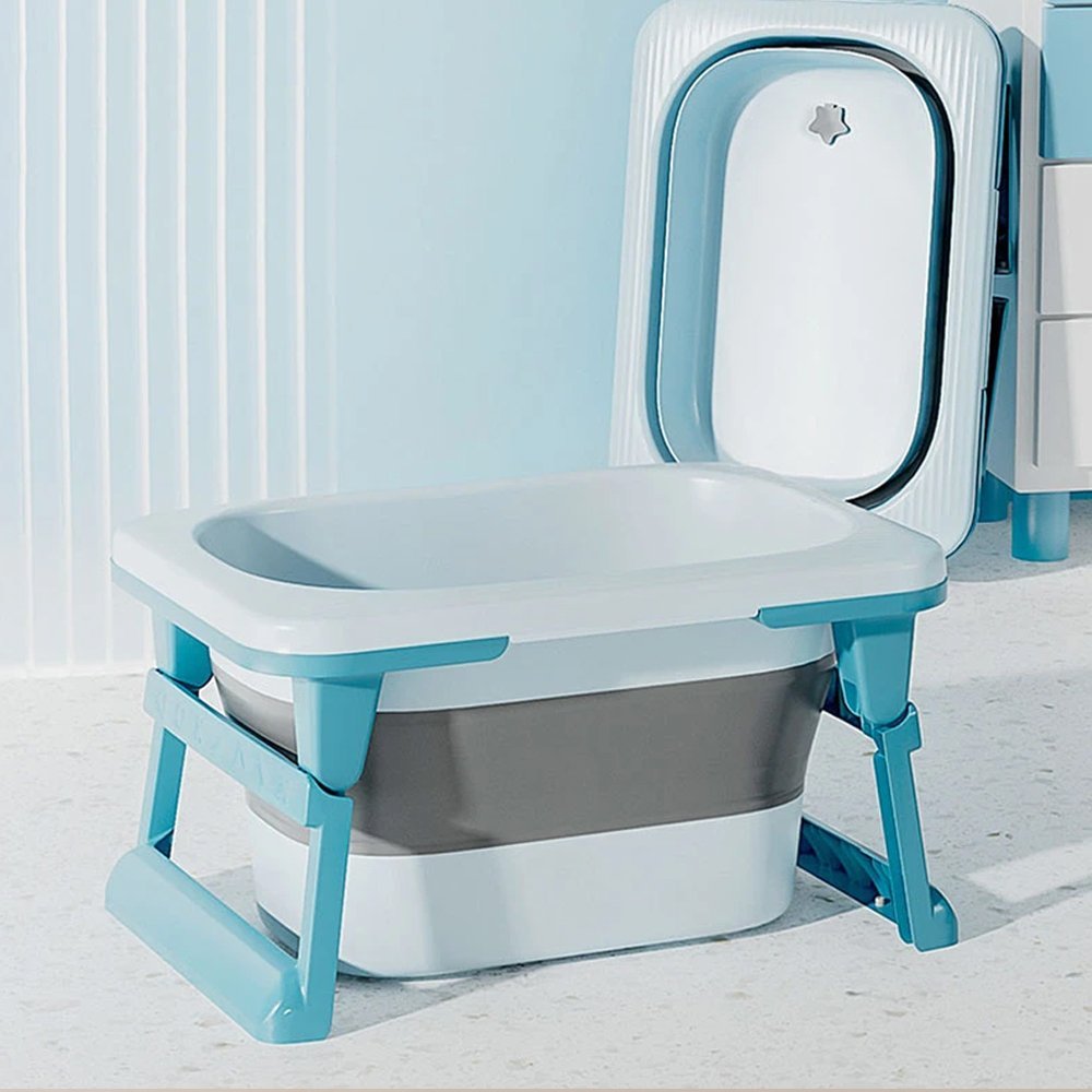 Banheira para Bebê Infantil Retrátil Dobrável Modelo Ofurô Primeiros ...