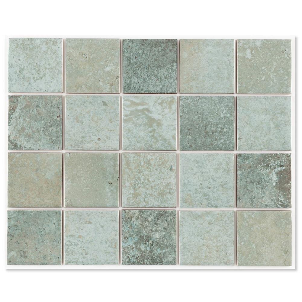 Revestimento Brilhante Borda Bold Java Lago Mesh 7,5X7,5Cm | MadeiraMadeira