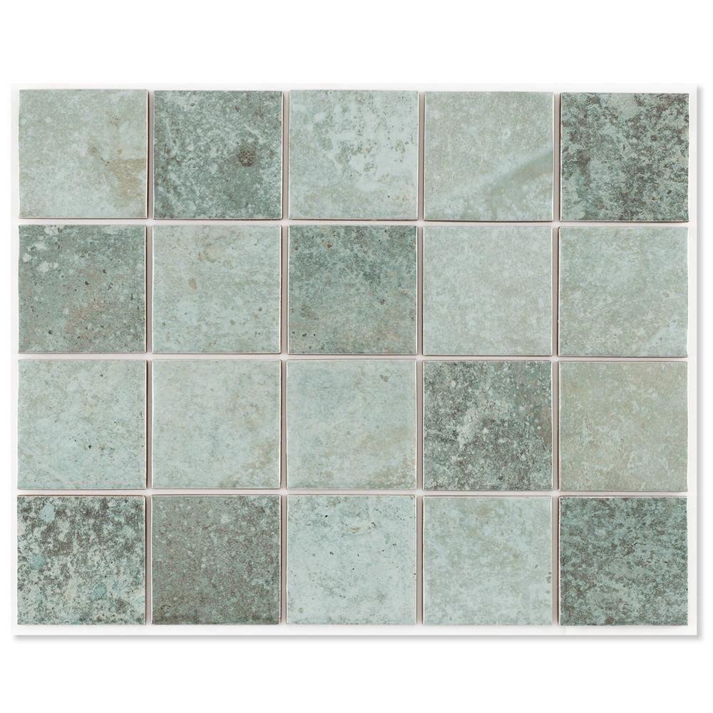 Revestimento Brilhante Borda Bold Java Lago Mesh 7,5X7,5Cm | MadeiraMadeira