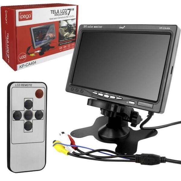Tela LCD 7 Polegadas Portátil Monitor Veicular Kp-Ca404 Kp-Ca404 Knup | MadeiraMadeira
