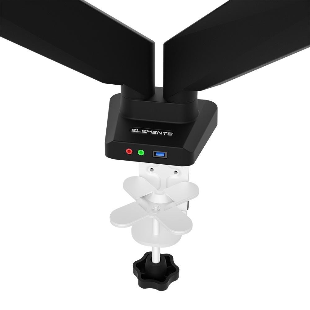 Suporte para Monitor Articulado Elements Armstrong Duo Preto ...