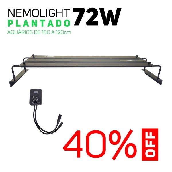 Luminária Led Nemo Light Plantado 72w Garantia De 1 Ano - Bivolt | MadeiraMadeira