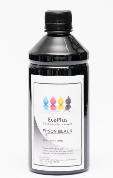 TINTA EPSON DYE BLACK 500ML | MadeiraMadeira
