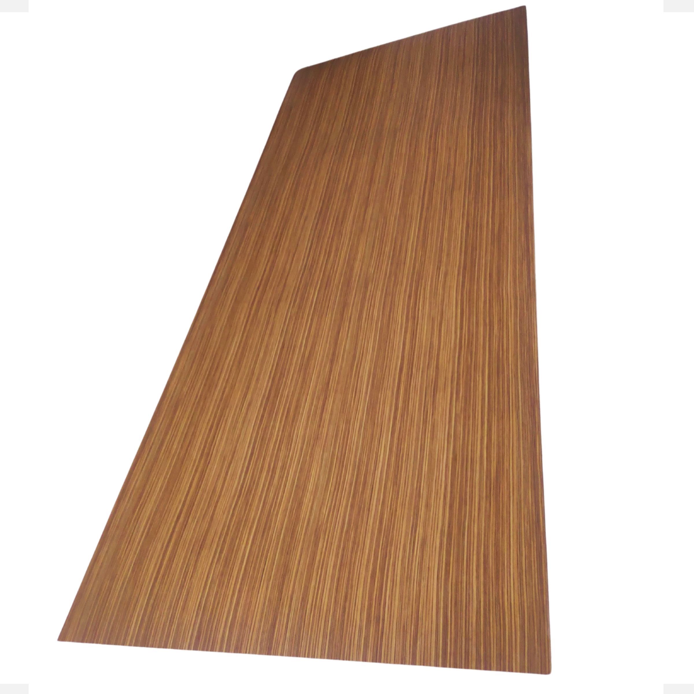 Revestimento Formica Madeirado Zebrano Nt Fosco 3m X 60cm Acabamento ...